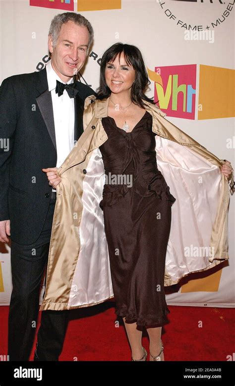 John Mcenroe And Wife Patty Smyth Arriving At The 2005 Rock And Roll