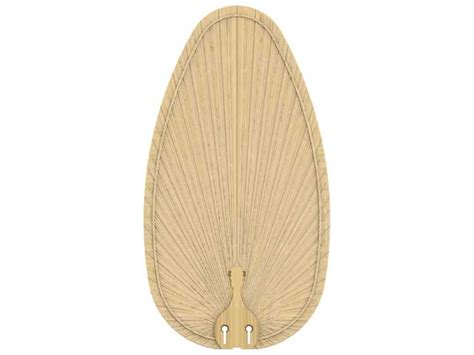 Fanimation Islander Natural Narrow Oval Palm Blade Set Of 5 Fanbpp4n