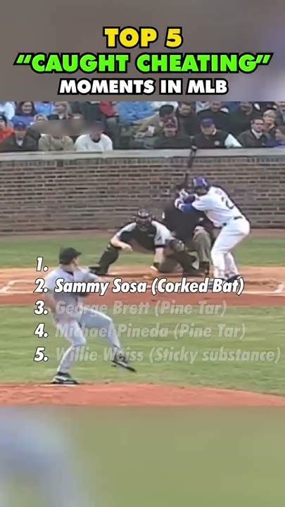 Top 5 Times Mlb Players Got Caught Cheating On Camera Baseball Mlb
