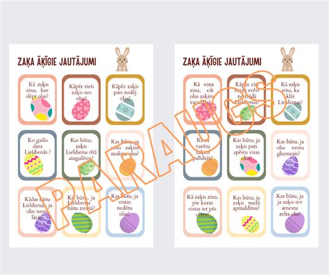 Lieldienu Jautājumu Spēles Mācību Materiāli