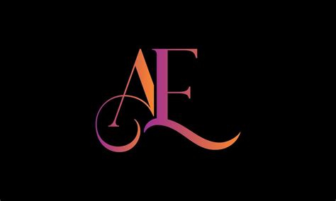 Initial Letter Ae Logo Ae Stock Letter Logo Design Pro Vector Template