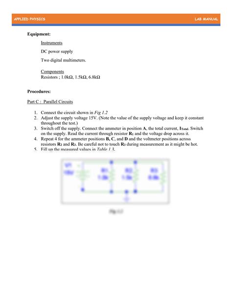 Solution Understanding Ohms Law In Parallel Circuits A Detailed