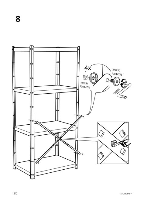 Ikea 99495097 Bror Shelving Unit With Drawersshelves Instruction Manual