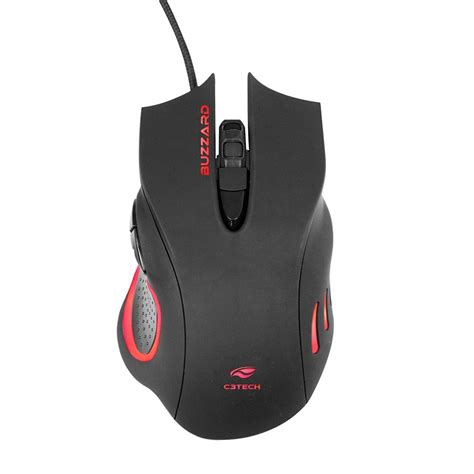 Mouse C3 Tech Buzzard Com Fio Meupcnet
