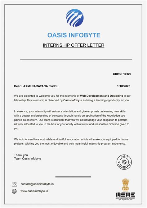 laxmi narayana m on linkedin webdevelopment intern internship learning share