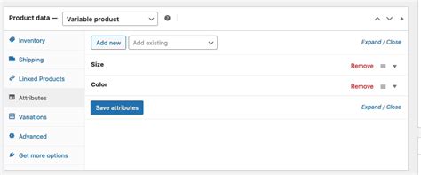 Variable Products Documentation Woocommerce
