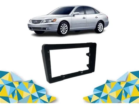 Moldura Multimídia 9 Polegadas Hyundai Azera 2008 Preto Parcelamento Sem Juros