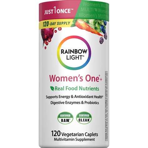 Free Shipping Rainbow Light Multivitamin Womens One 120 Tablets
