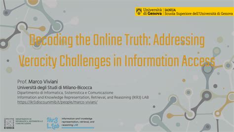 Pdf Decoding The Online Truth Addressing Veracity Challenges In