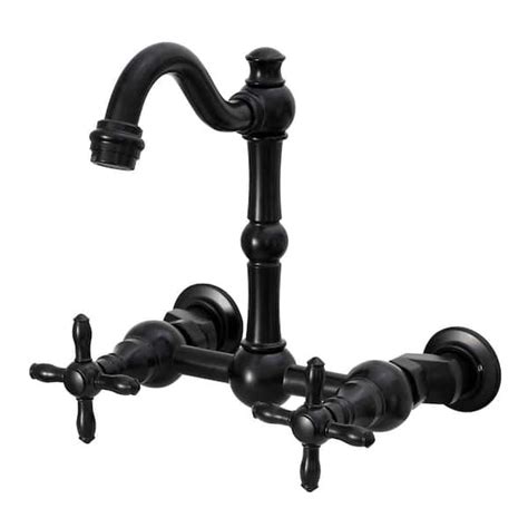 Akicon Bathroom Faucets Solid Brass Wall Mount Bathroom Sink Faucet