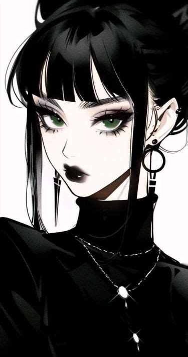 Gothic Art Gothic Drawings Anime Goth Digital Portrait Art