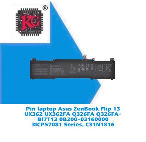 Thay Pin Laptop Asus Zenbook Flip Um Um D Um Da Q Q D Q Da Ux Ux D Ux Da