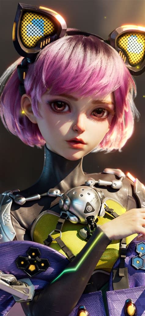 4k炫酷科技少女科幻手机动态壁纸 科幻手机壁纸下载 元气壁纸