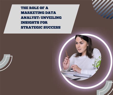 The Role Of A Marketing Data Analyst Unveiling Insights For Strategic