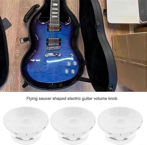 4pcs Guitar Control Knobs Volume Tone Speed Knobs 6mm Guitar Bass Top