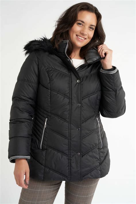 Dames Gewatteerde Jas Ms Mode