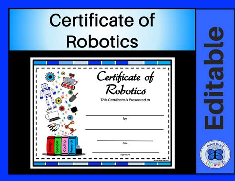 Certificate Of Robotics Book Learning — 🛍️ The Retail Market