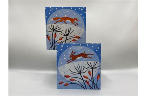 Manda Beeching Christmas Cards Set Of 10 Derbyshirewildlifetrustshop