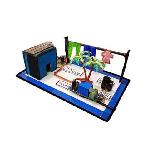Rain Alarm Project DIY Experiments Science Project Model STEM KIT Assembled Tested
