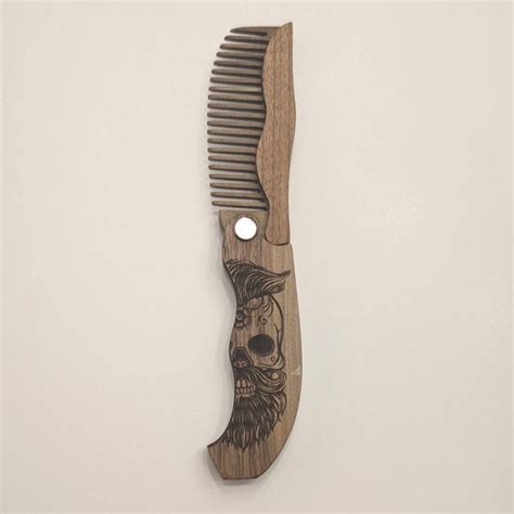 Mens Beard Comb Foldable Personalized T For Boyfriend Husband
