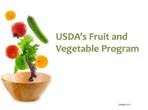 Ppt Usdas Fruit And Vegetable Program Powerpoint Presentation Free