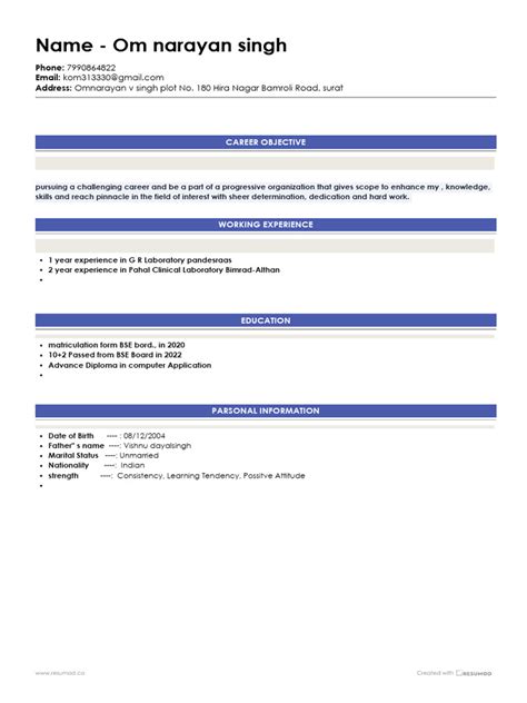 Name Om Narayan Singh 1 1 Pdf