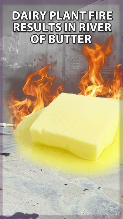 River Of Butter Fire At A Wi Dairy Plant Results In Gallons Of Melted