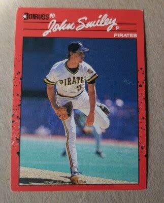 1990 Donruss Pittsburgh Pirates Baseball Card 54 John Smiley Ebay