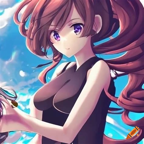 Tornado Depicted As An Anime Girl On Craiyon