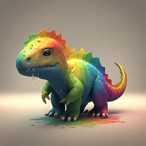 Dinosaur With Imaginative Colors Images Free Download On Freepik