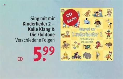 Sing Mit Mir Kinderlieder 2 Kalle Klang And Die Flohtöne Angebot Bei