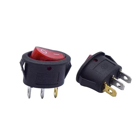 Best 2 Position Round Led Boat Kcd 1 Rocker Switch 3pin Oval Rocker