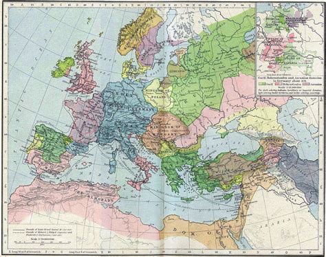 Map Of Europe In 1190 Ad Mapporn