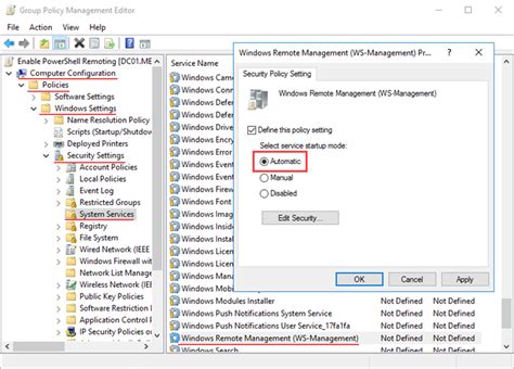 Enable Powershell Remoting Using Group Policy Dimitris Tonias