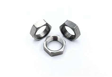 Custom Stainless M16 Precision Machined Hex Nuts Engineered Custom