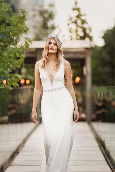 Diseño Cinturón Strass Vestidos De Novia En Santiago Vestidos De