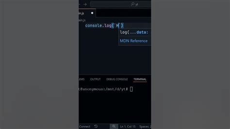 Hello World Di Javascript Shorts Helloworld Javascript Youtube