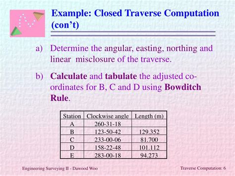 Ppt Traverse Computation Powerpoint Presentation Free Download Id