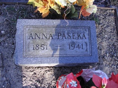 Anna Teplá Paseka 1851 1941 Mémorial Find A Grave