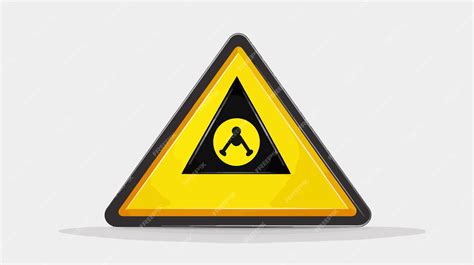 Caution Design Over White Background Vector Illustration Premium Ai Generated Vector