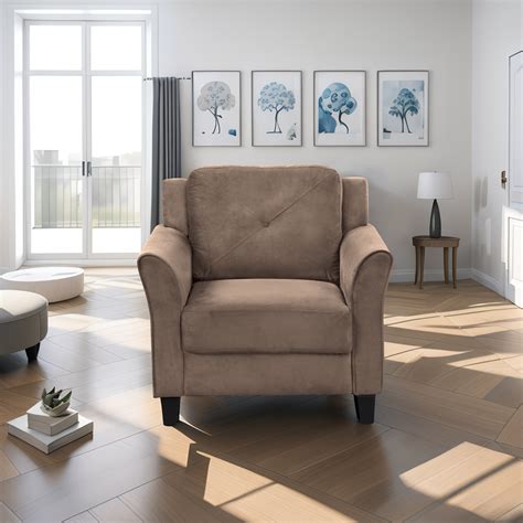 House Of Hampton Modern Sofa Fashionable Sofa For 1 People Velvet