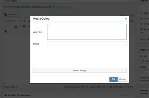 tinymce adding image to visual editor popup for shortcode with wp