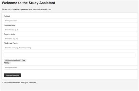 Ai Study Assistant Devpost