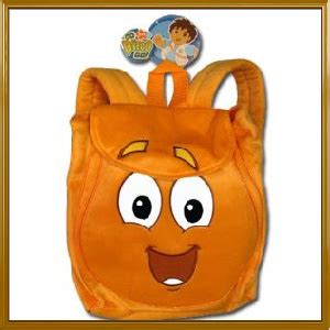 Dora The Explorer Diego Plush Backpack Bag Orange Nwt 252575168