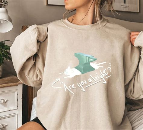 Cute Lovejoy Are You Alright Sweatshirt Lovejoy The Lazy Cat