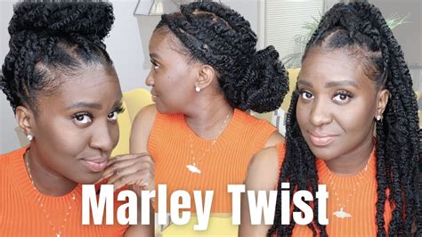 How To Easy Marley Twist On 4c Hair 😍 Outre Afro Springy Fast