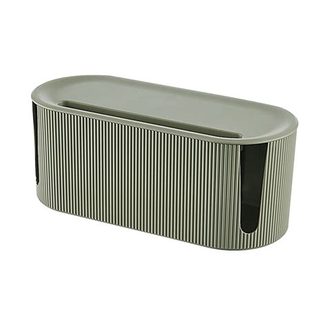 Cable Management Box With Removable Cover Wifi Router And Plug Socket Organizer Desktop Cable