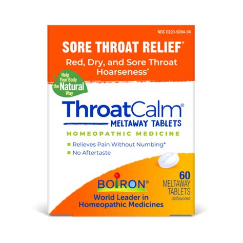 Boiron Throatcalm Same Day Delivery The Vitamin Shoppe®