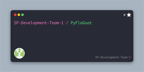 GitHub SP Development Team 1 PyFlaGoat Deliberately Insecure Flask Based Web Application For