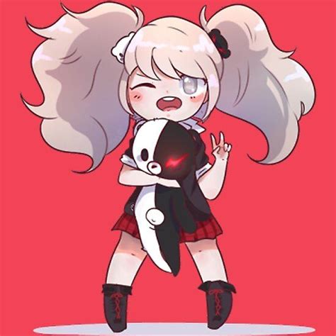 Danganronpa Junko Waifu Chibi Sticker By Xiaokoong Chibi My Xxx Hot Girl